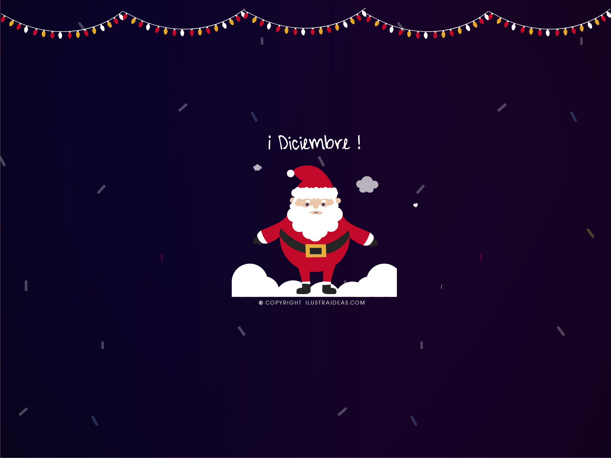 Calendario diciembre 2019 - Descarga | Ilustraideas