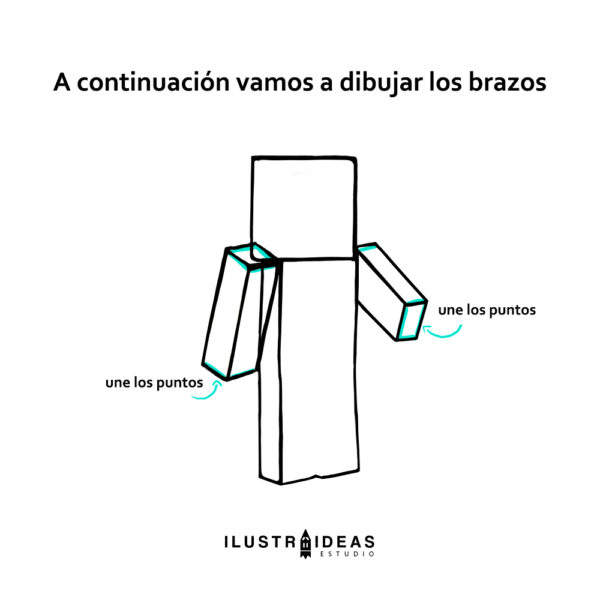 Cómo dibujar a Steve de minecraft | Ilustraideas