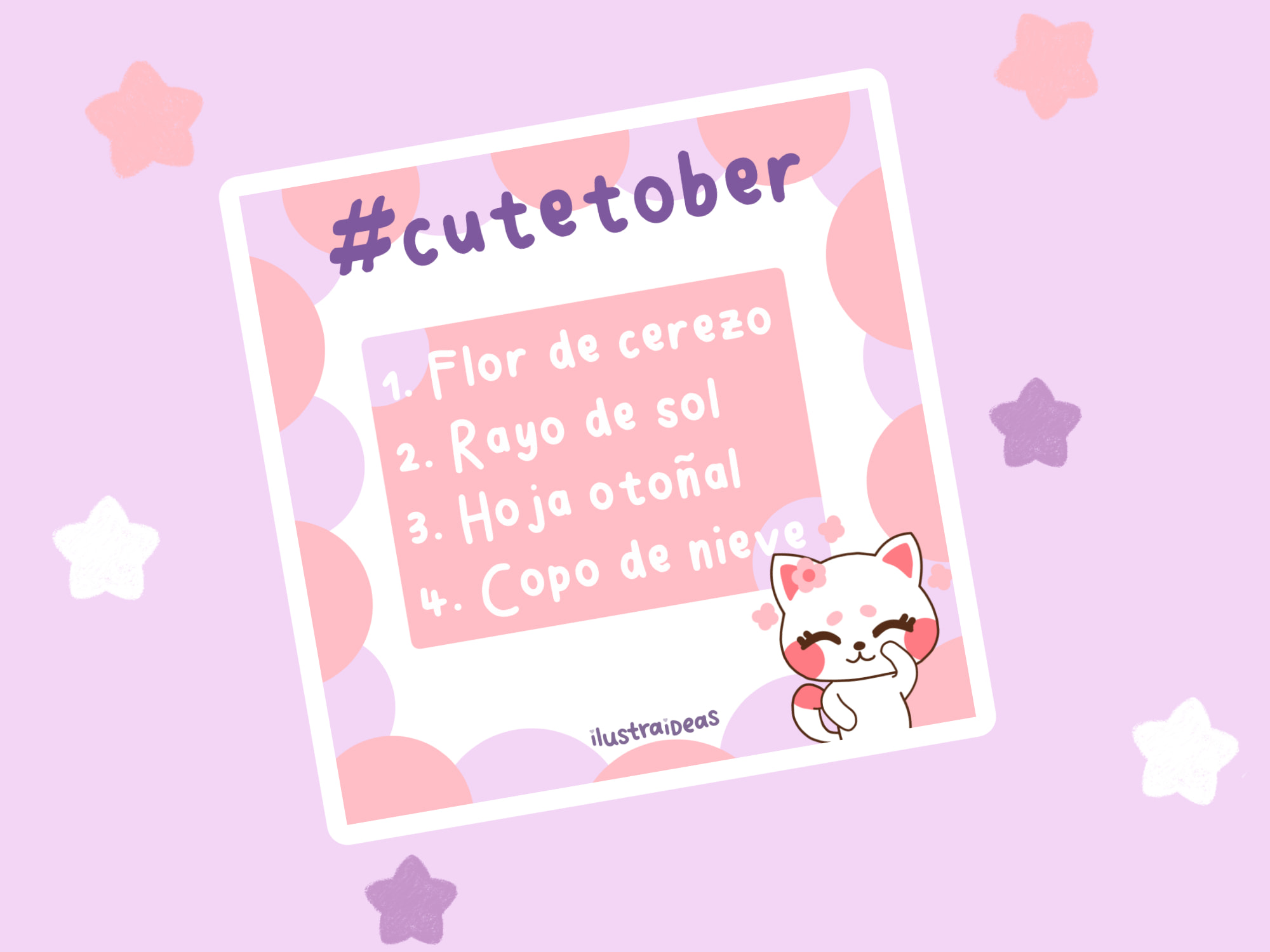 Desafío de dibujo 1°: Versión "Cutetober" | Ilustraideas