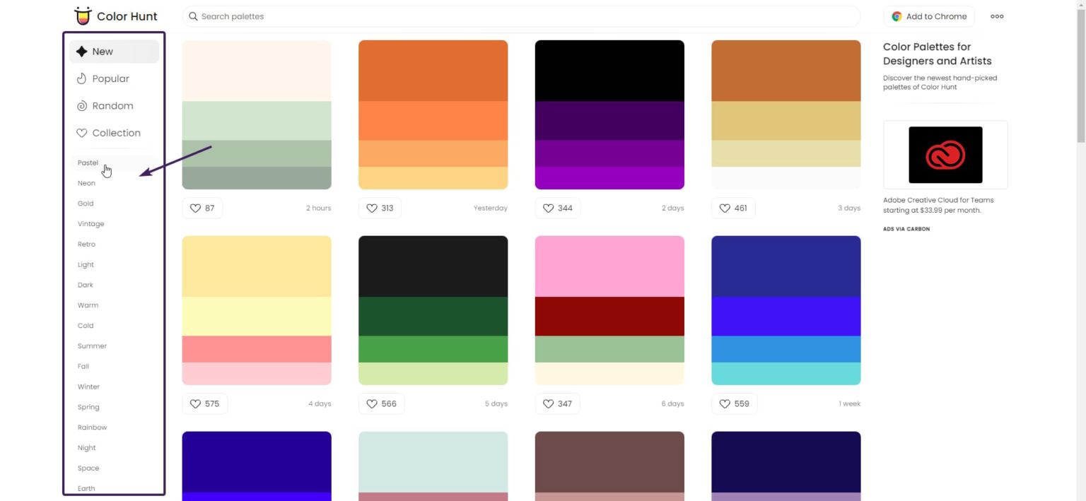 Webs de paletas de colores para diseñadores | Ilustraideas