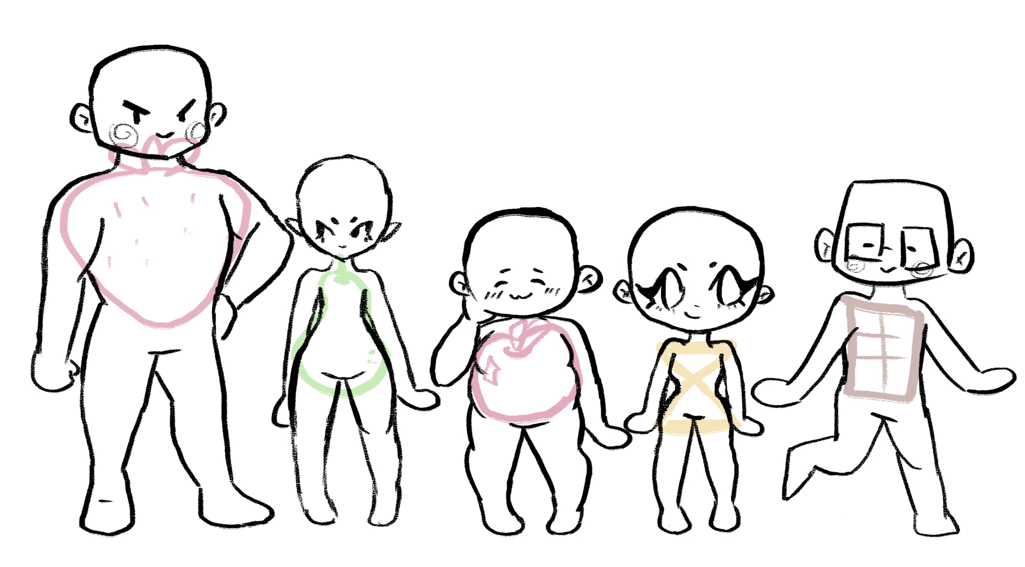 Cómo dibujar chibi (Parte 2 - Cuerpo)