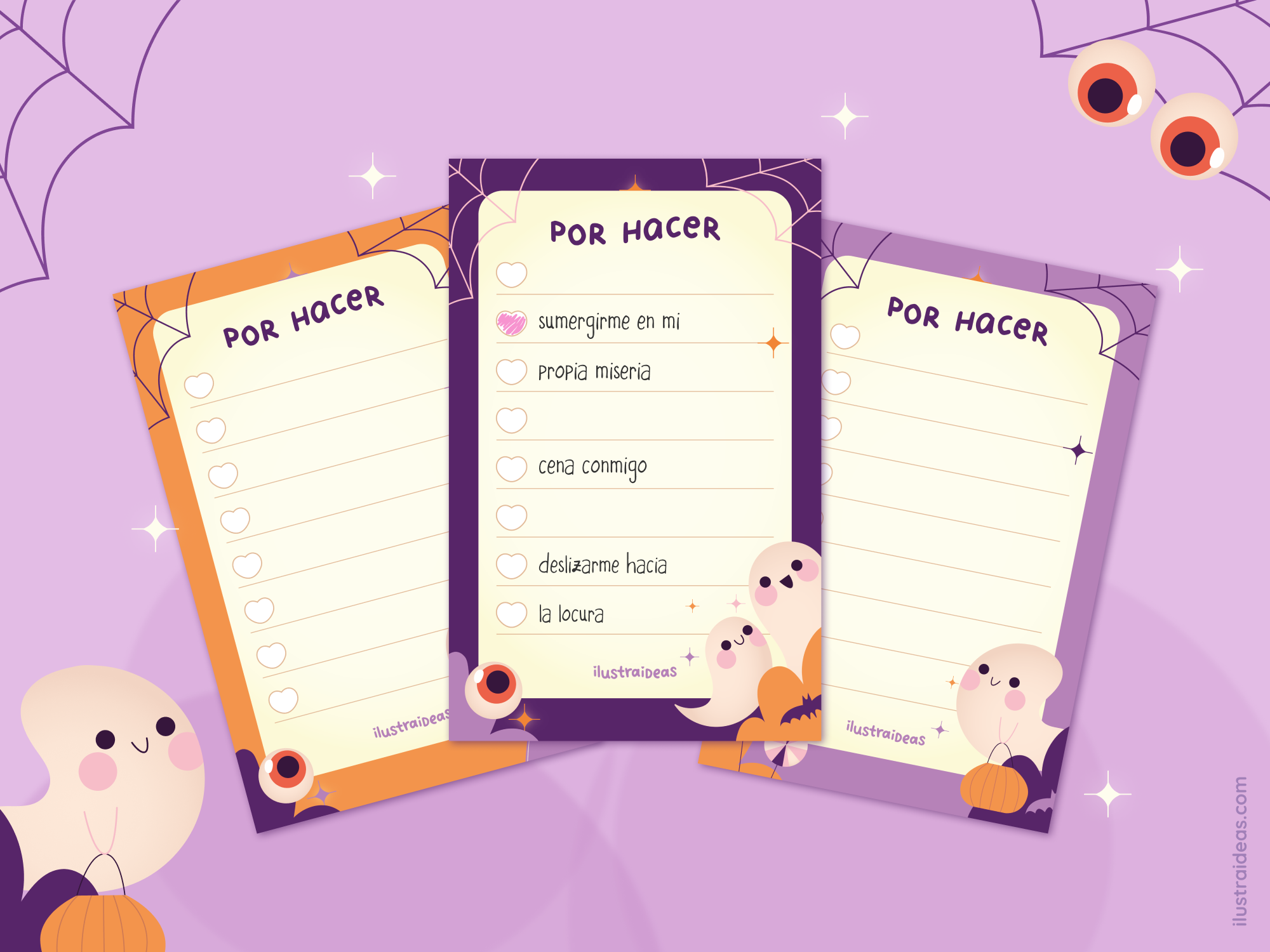 Memo pads de halloween