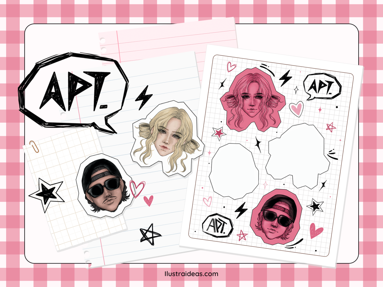 Stickers ∣ ROSÉ & Bruno Mars - APT.
